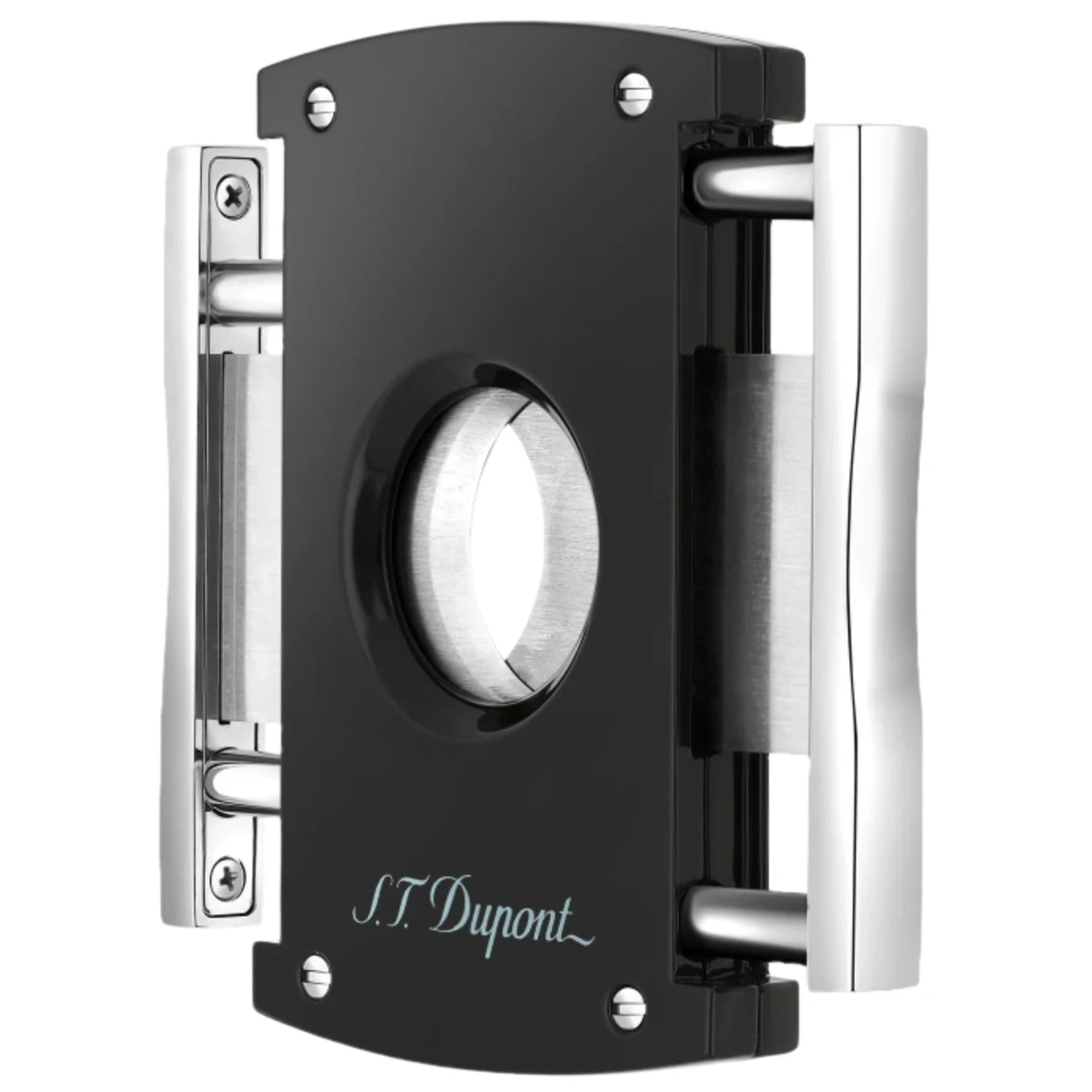 S.T. Dupont Maxijet Cigar Cutter Black Lacquer & Chrome | KirbyAllison.com