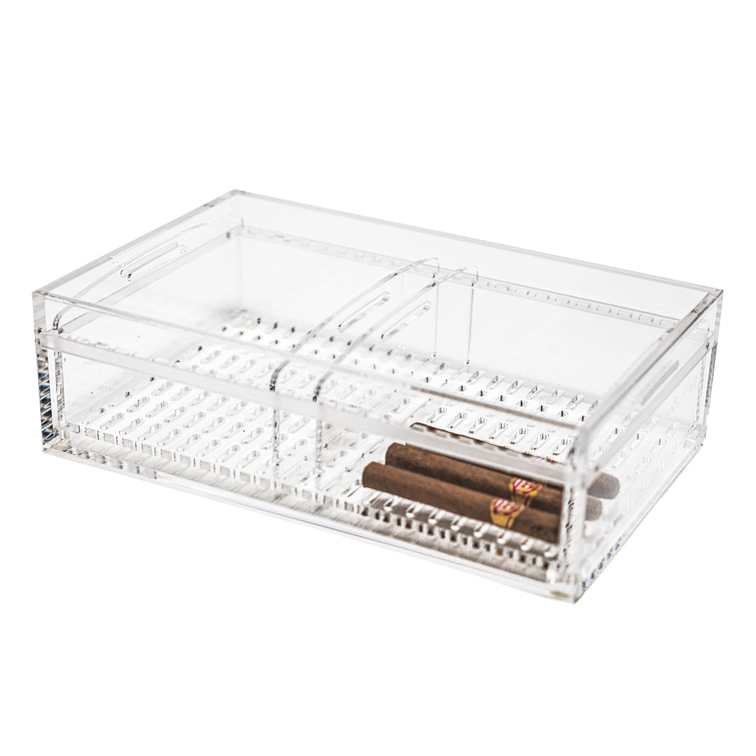 Original Acrylic Humidor (70 Cigars) | KirbyAllison.com