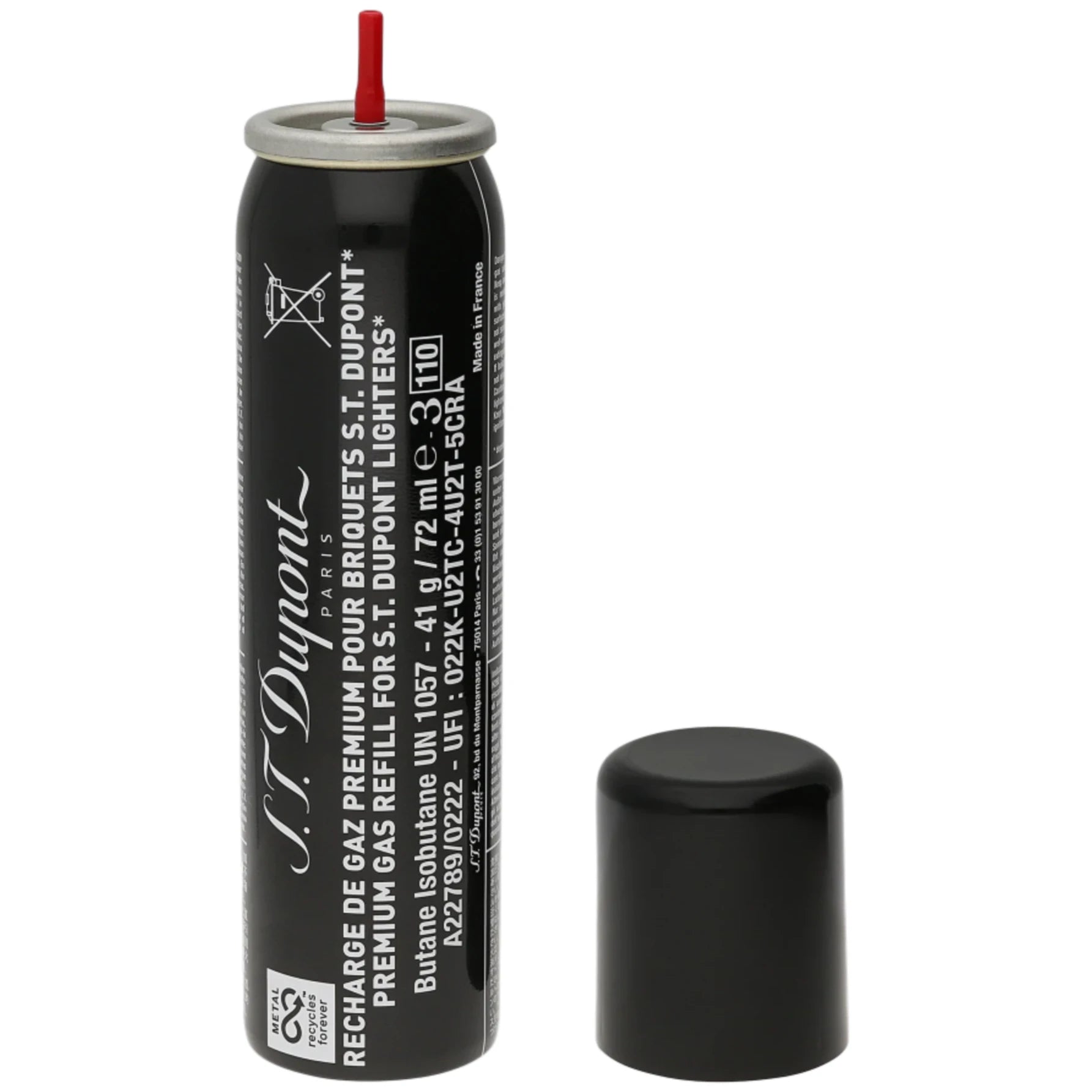 S.T. Dupont Black Butane Refill | KirbyAllison.com