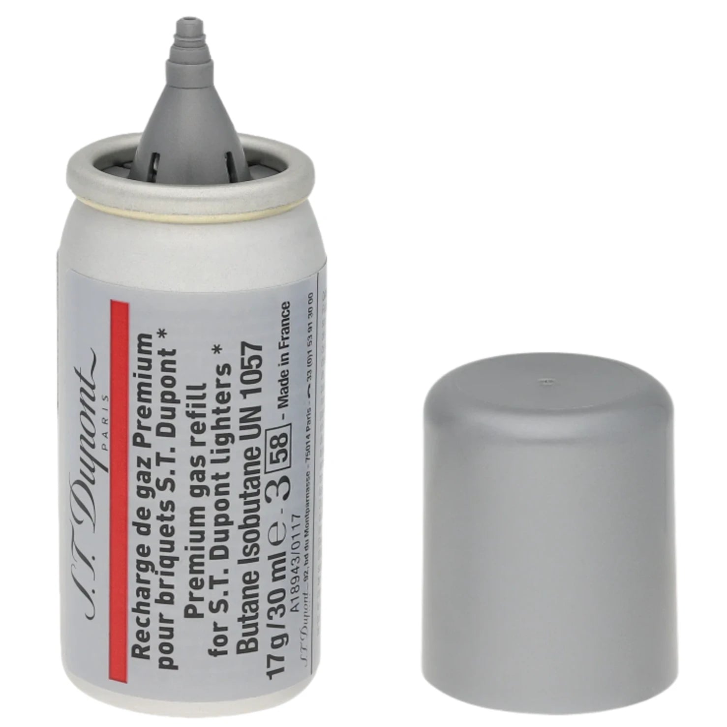 S.T. Dupont Red Gas Butane Refill | KirbyAllison.com