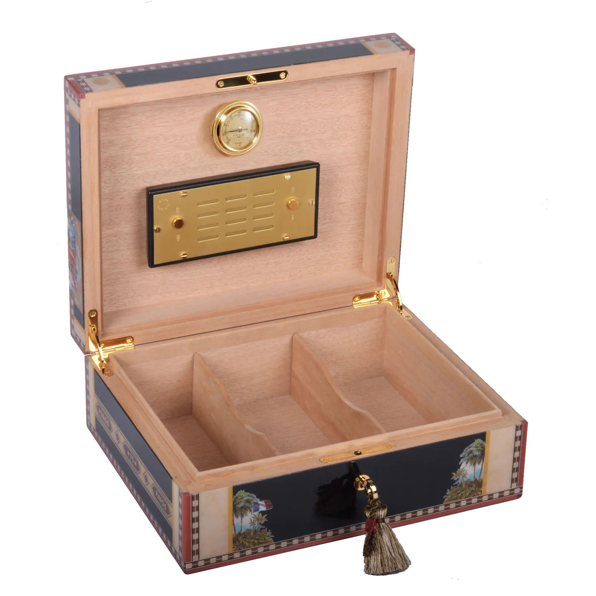 Elie Bleu Black Sycamore Alba Humidor (75 Cigars) | KirbyAllison.com