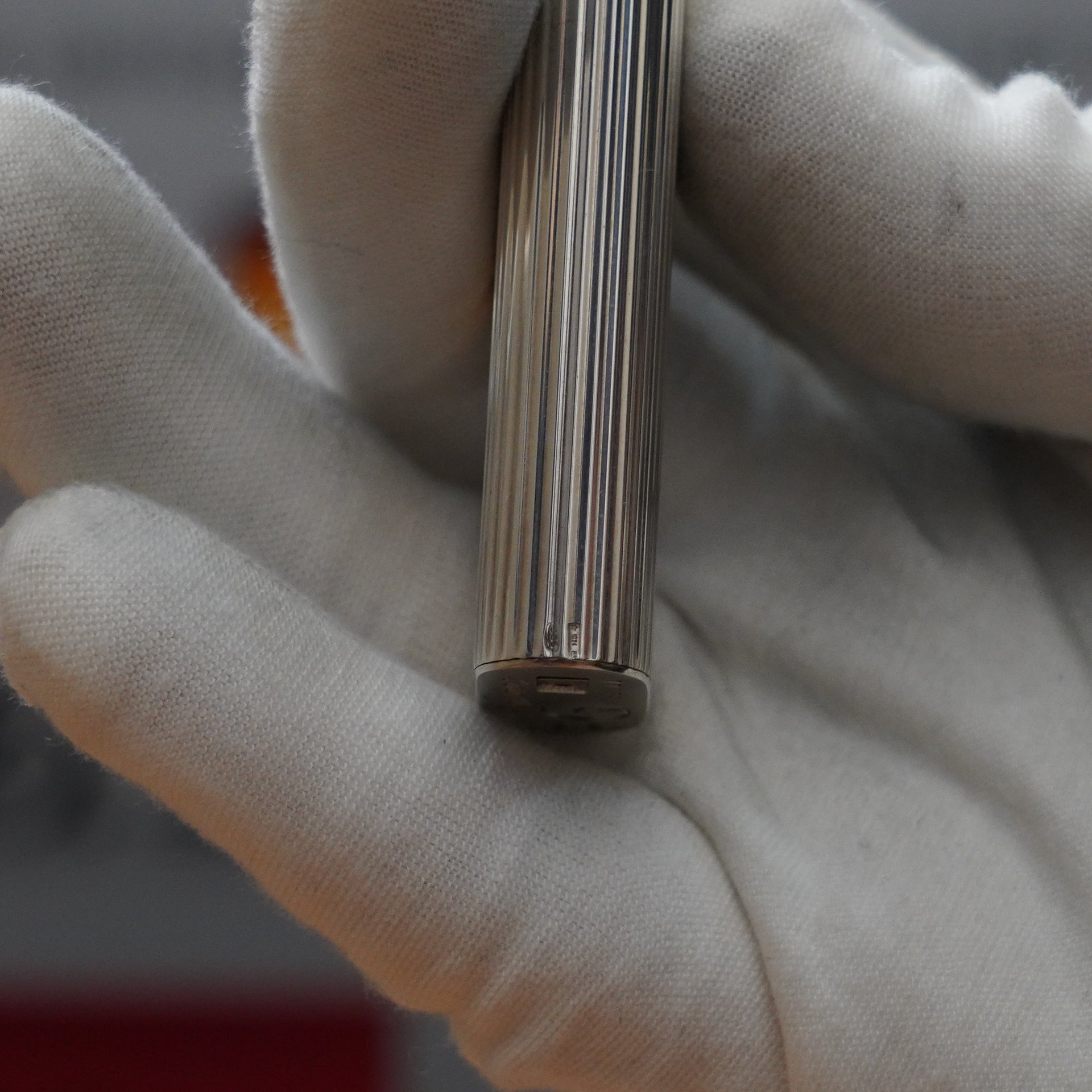 Vintage 1980 Cartier Solid Silver 925 & Gold 750 Lighter with 18k Soli ...