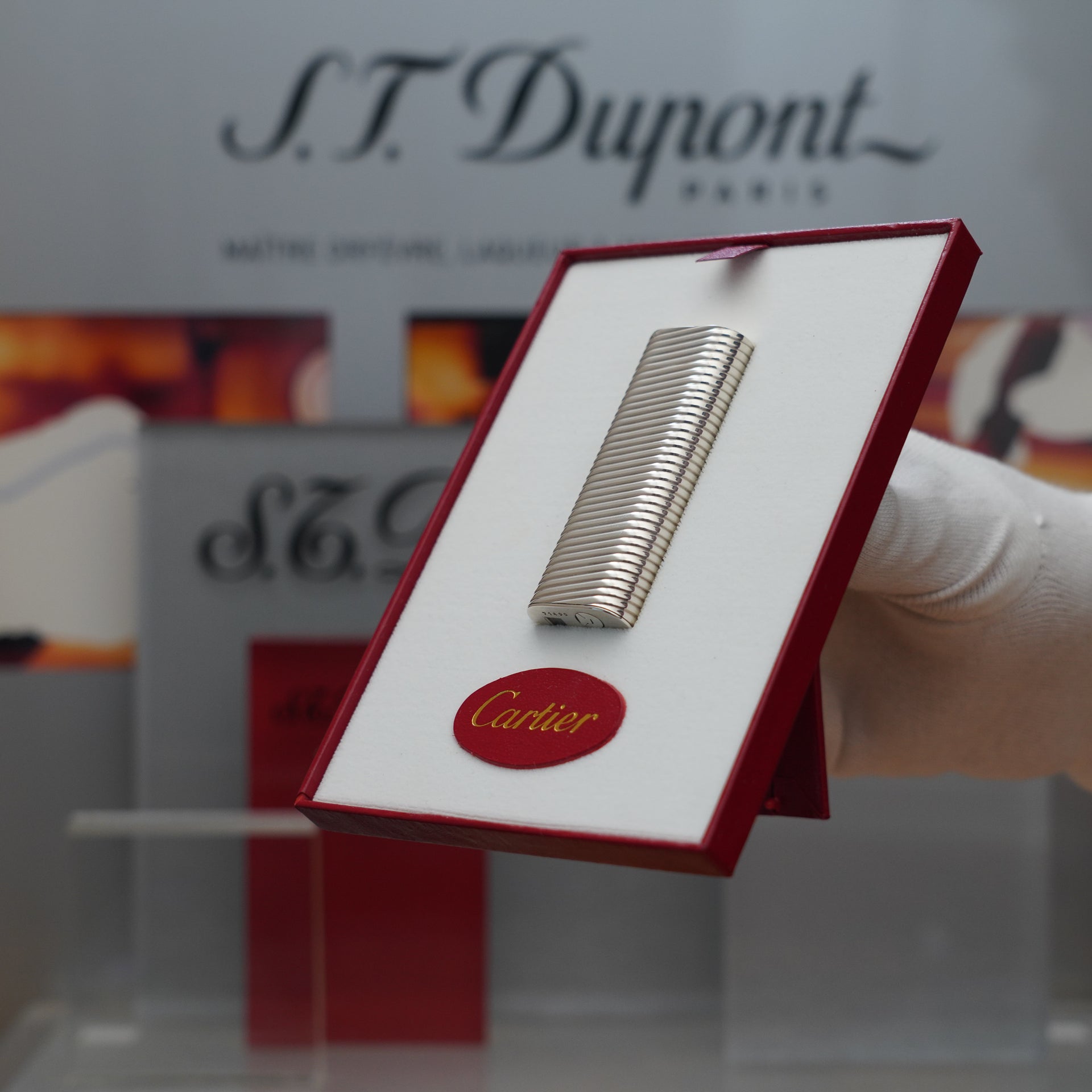 Vintage 1980 Cartier Argent ( Torsade ) Factory Solid Silver 925 Light ...