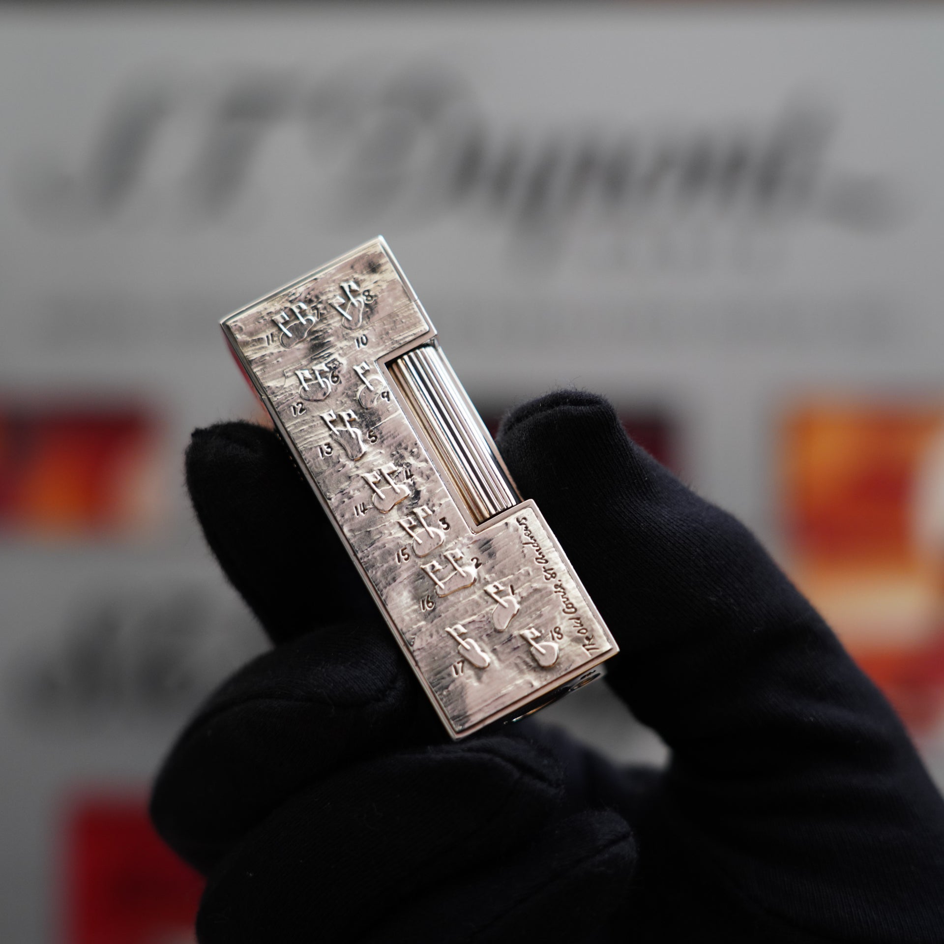 Vintage 1990 Limited Dunhill Rollagas Solid 925 Silver Factory Great G ...