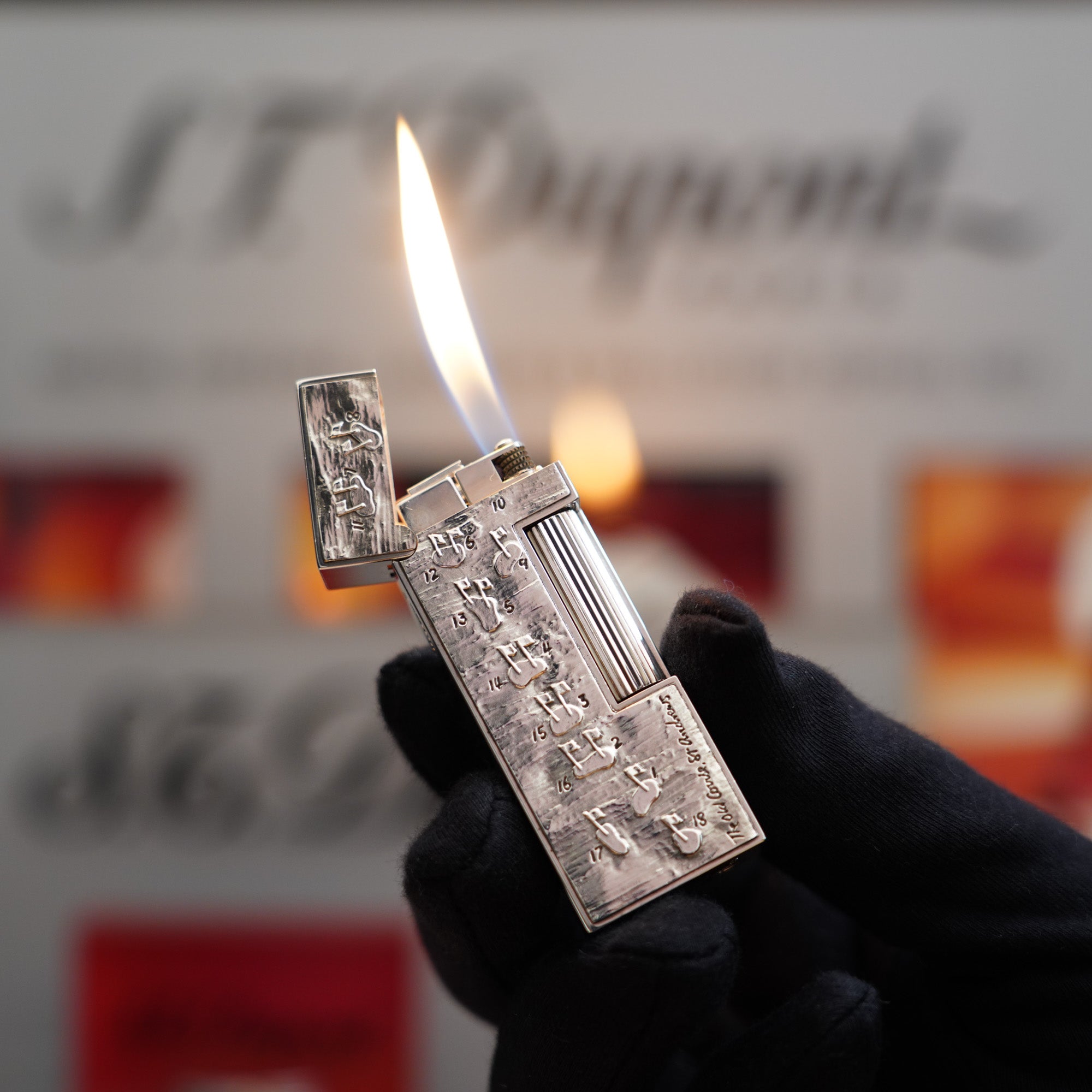 Vintage 1990 Dunhill “Great Golf Courses” Limited Edition Lighter – So ...