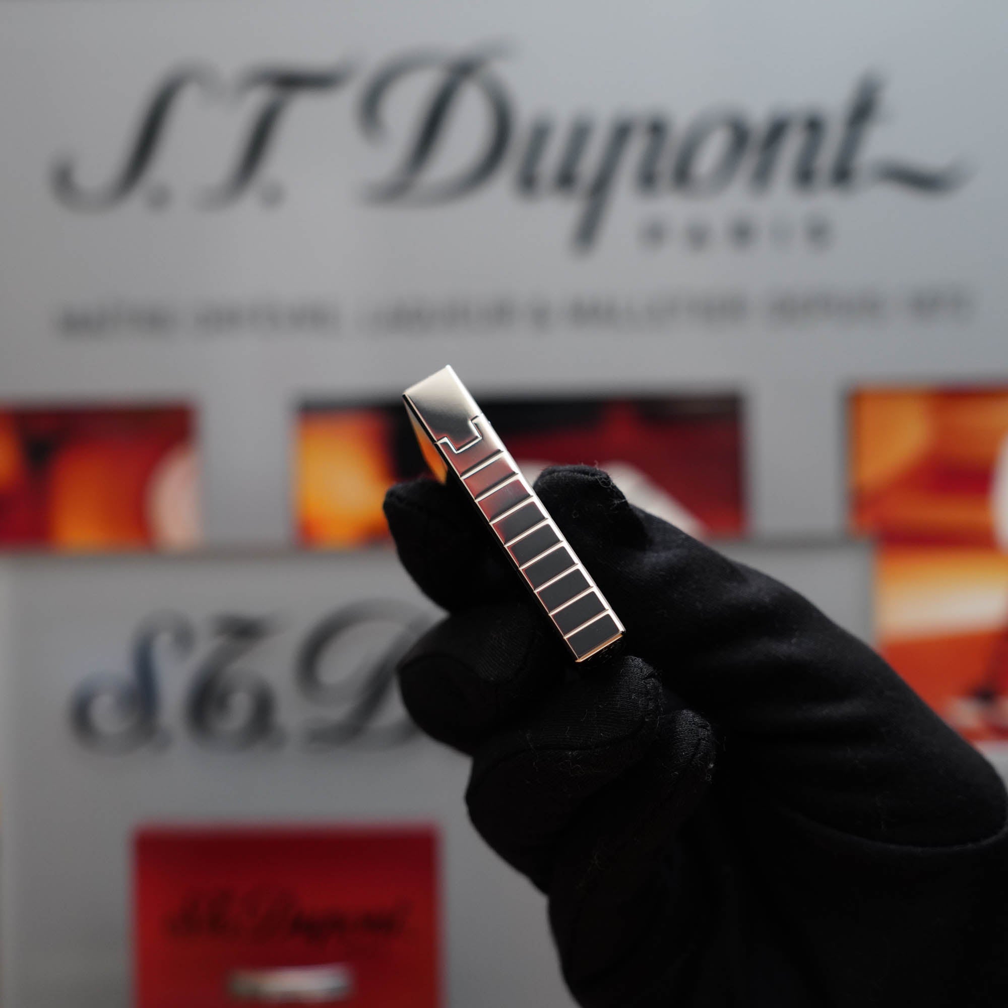 Vintage 1990 St Dupont Montparnasse Palladium Finish '' lines '' Ligne ...