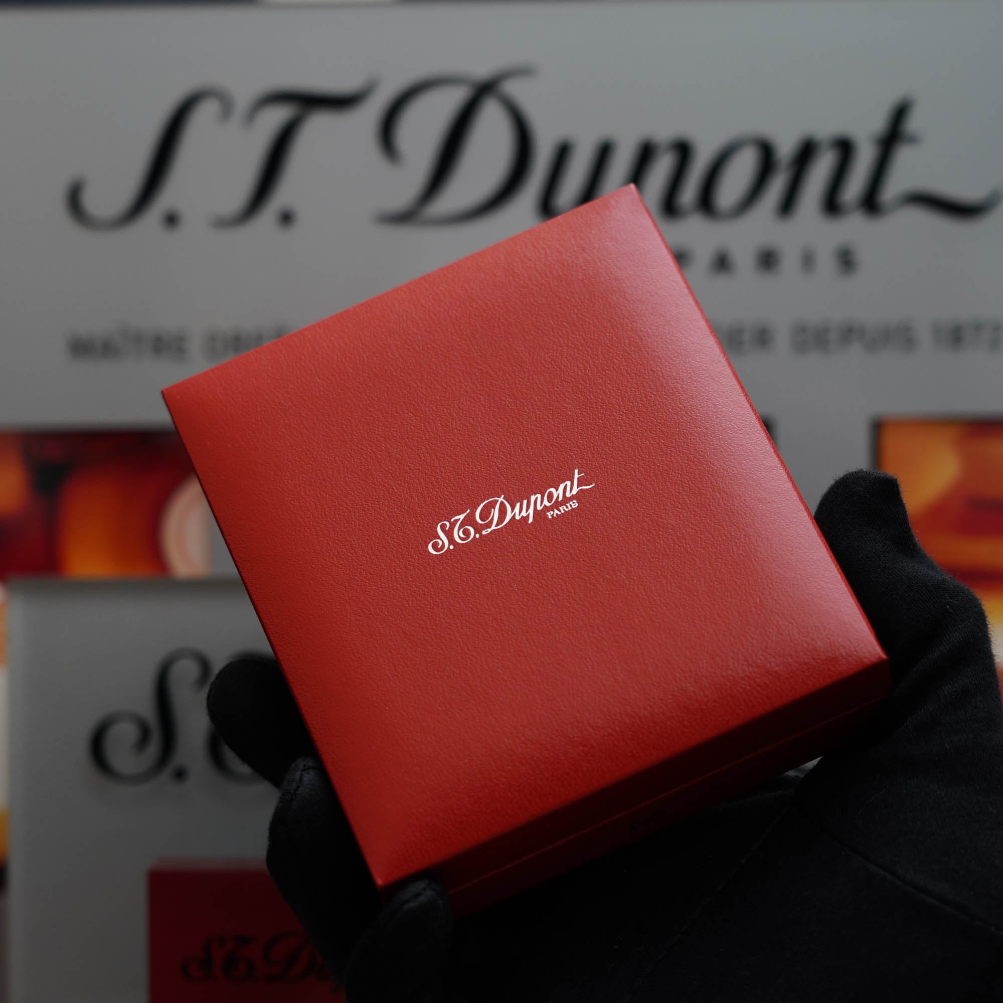 Vintage 1980 St Dupont Gatsby Heavy 24k Gold Finish Black Lacquer Lign | KirbyAllison.com