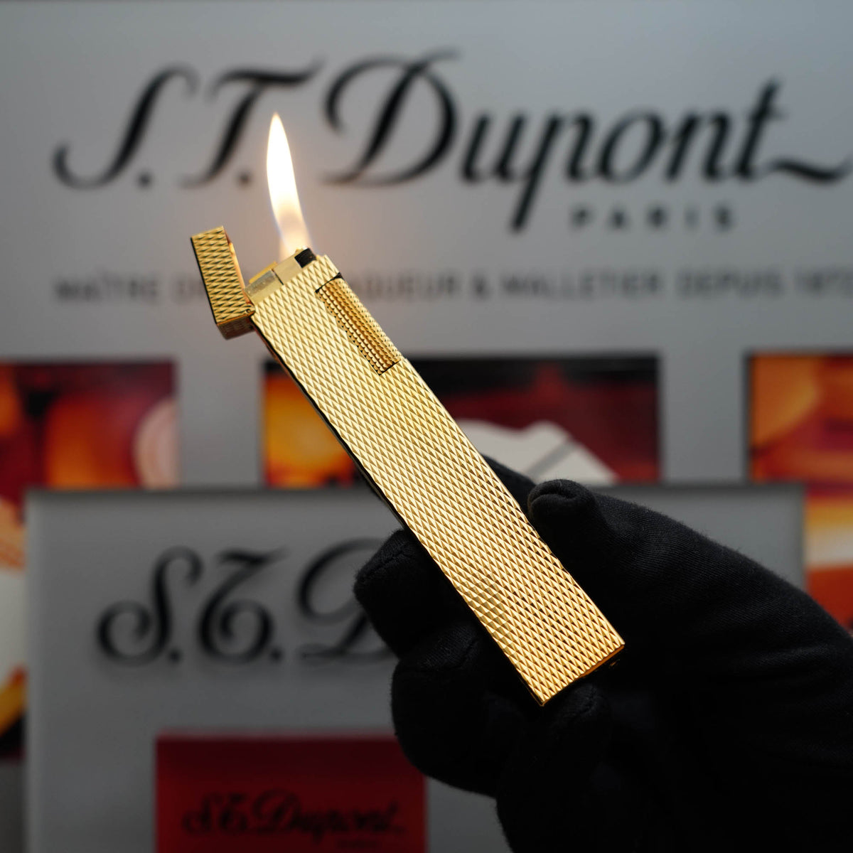 Vintage S.T. Dupont, Dunhill, and Cartier Lighters | KirbyAllison.com