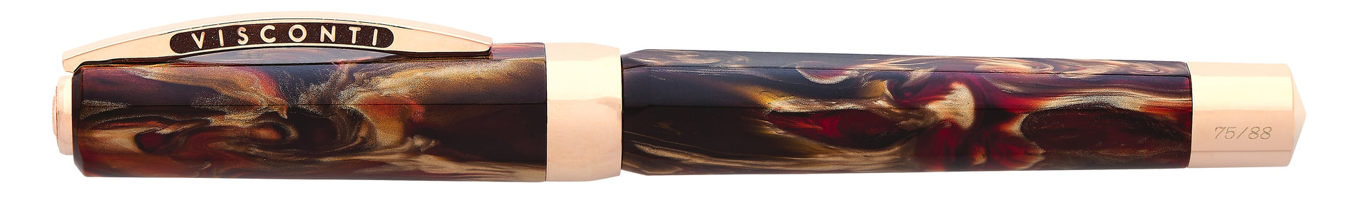 Visconti Opera Master Firestorm Fountain Pen | KirbyAllison.com