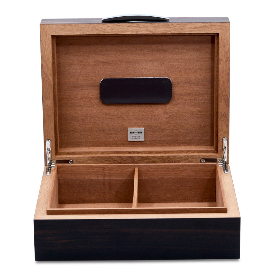 Dunhill White Spot Macassar Humidor (50 cigars) | KirbyAllison.com