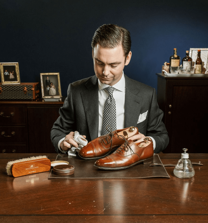 Clamp Trouser Hanger for Men : Luxury Wooden Hangers | KirbyAllison.com