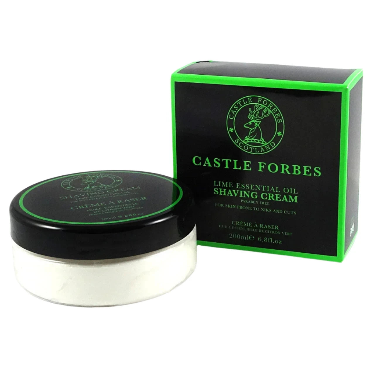 Castle Forbes Lime Oil Shaving Cream | KirbyAllison.com