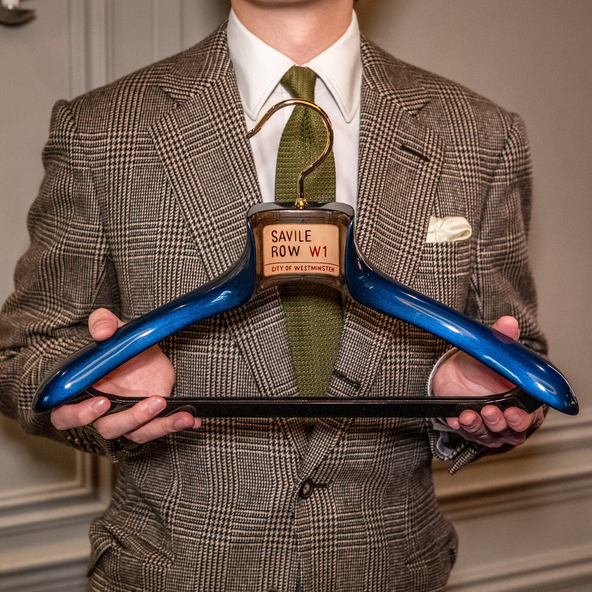 Nakata Wajima Urushi Saville Row Blue Limited Edition Hanger ...