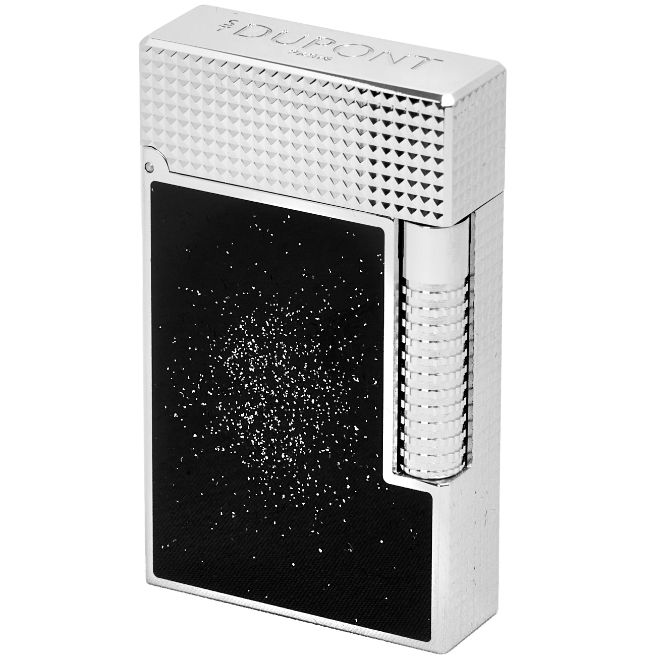 S.T. Dupont Limited Edition Le Grand Cling Platinum Dust Black Lacquer ...