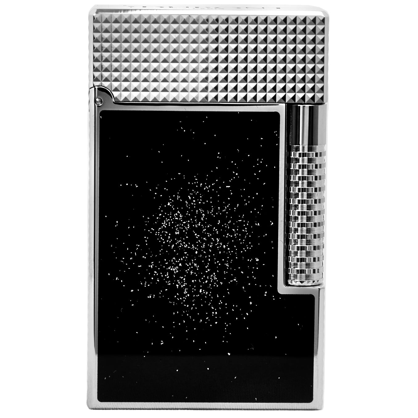S.T. Dupont Limited Edition Le Grand Cling Platinum Dust Black Lacquer ...