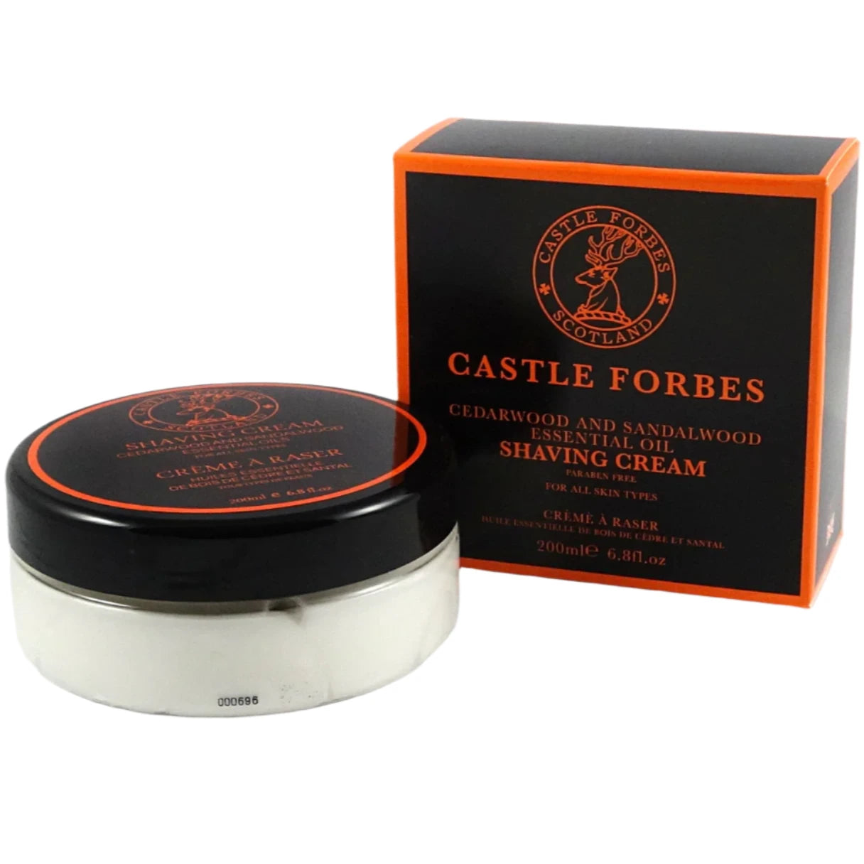 Castle Forbes Cedarwood and Sandalwood Oil Shaving Cream | KirbyAllison.com