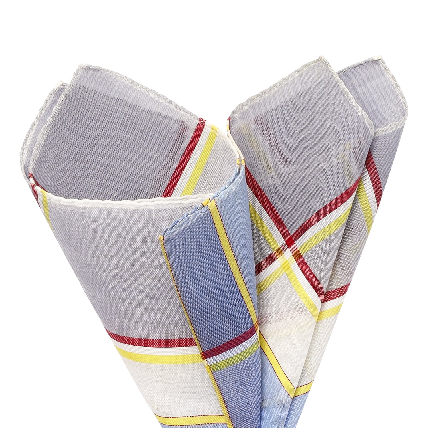 Simonnot Godard Chicago Archival Cotton Pocket Square | KirbyAllison.com