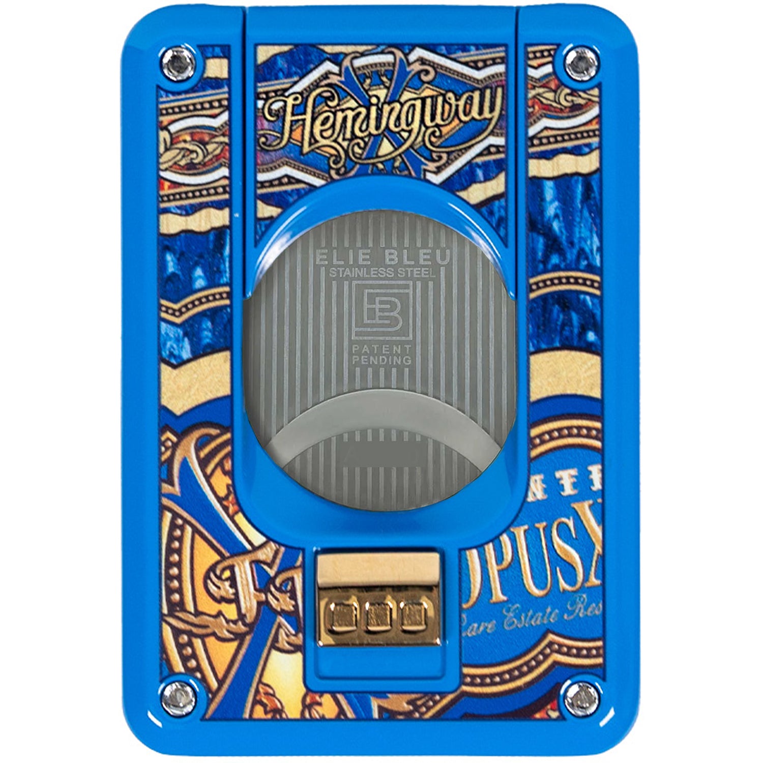 Elie Bleu Limited Edition Fuente Opus X Hemingway Blue & Gold Cigar Cu ...