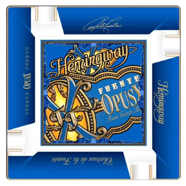 Elie Bleu Limited Edition Fuente Opus X Hemingway Blue Porcelain Ashtr ...