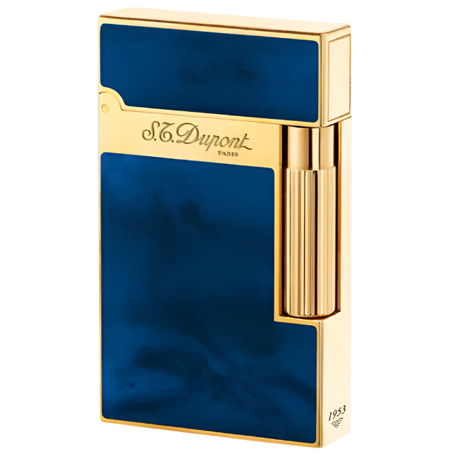S.T. Dupont Line 2 Atelier Dark Blue Chinese Lacquer Lighter ...