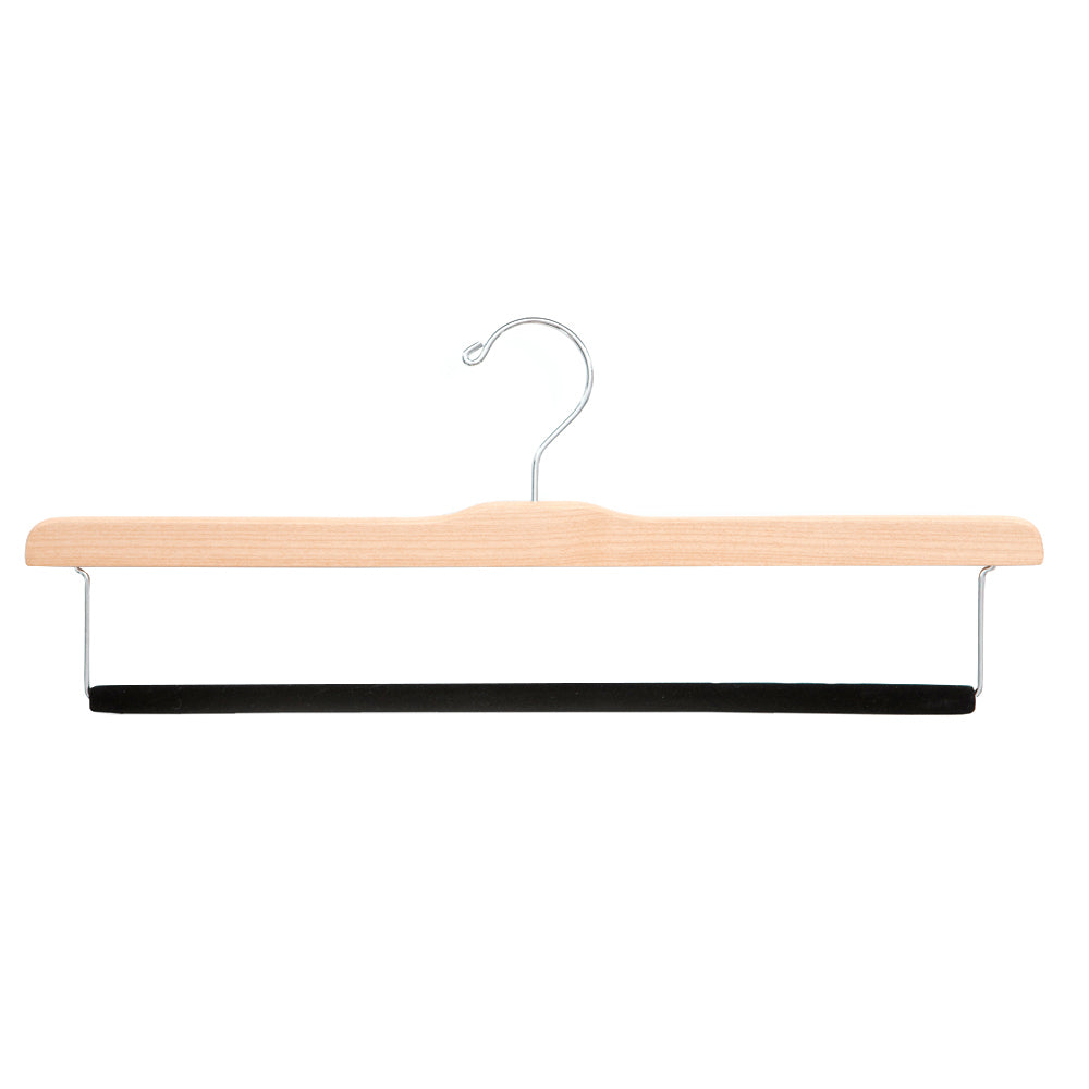 Felted Trouser Bar Hanger for Men : Luxury Wooden Hangers : Kirby ...