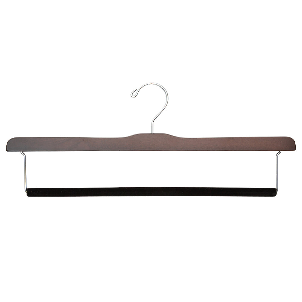 Felted Trouser Bar Hanger for Men : Luxury Wooden Hangers : Kirby ...