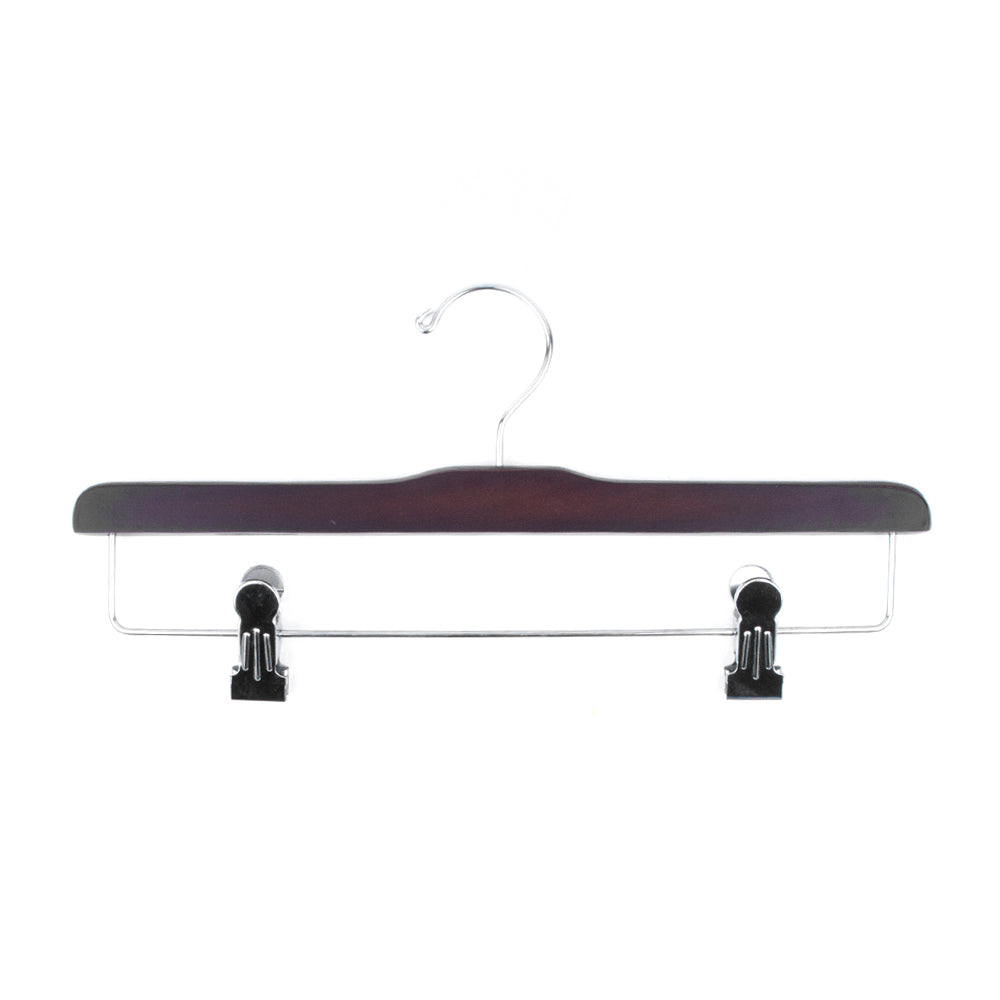 Luxury Wooden Trouser Clip Hanger (Set of 5) | KirbyAllison.com
