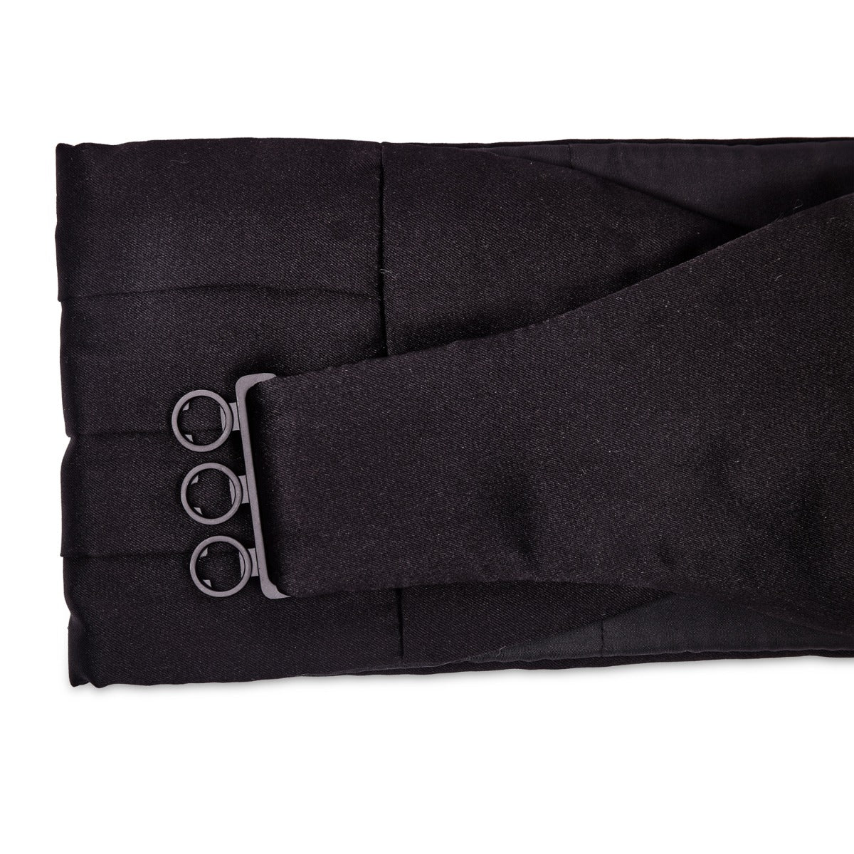 Sovereign Grade Black Satin Cummerbund | KirbyAllison.com