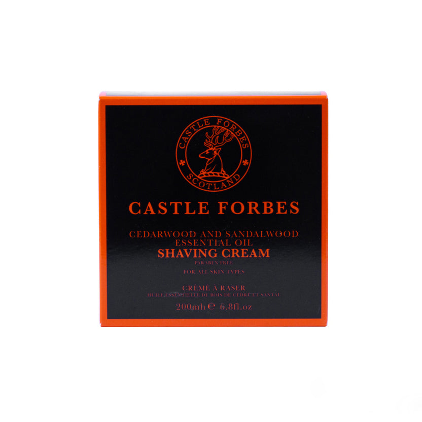 Castle Forbes Cedarwood and Sandalwood Oil Shaving Cream | KirbyAllison.com
