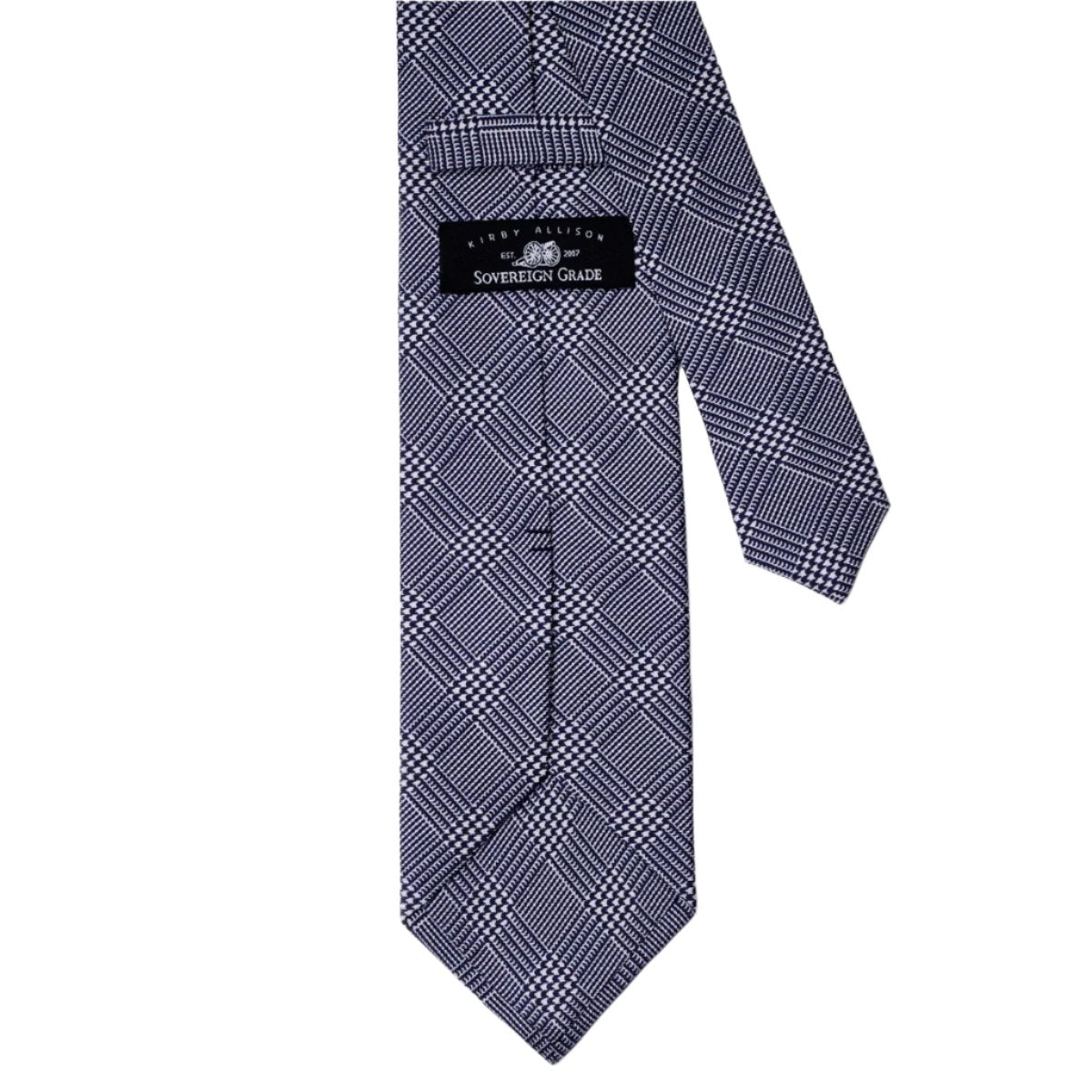 Sovereign Grade Navy Prince of Wales Check, 150 CM | KirbyAllison.com