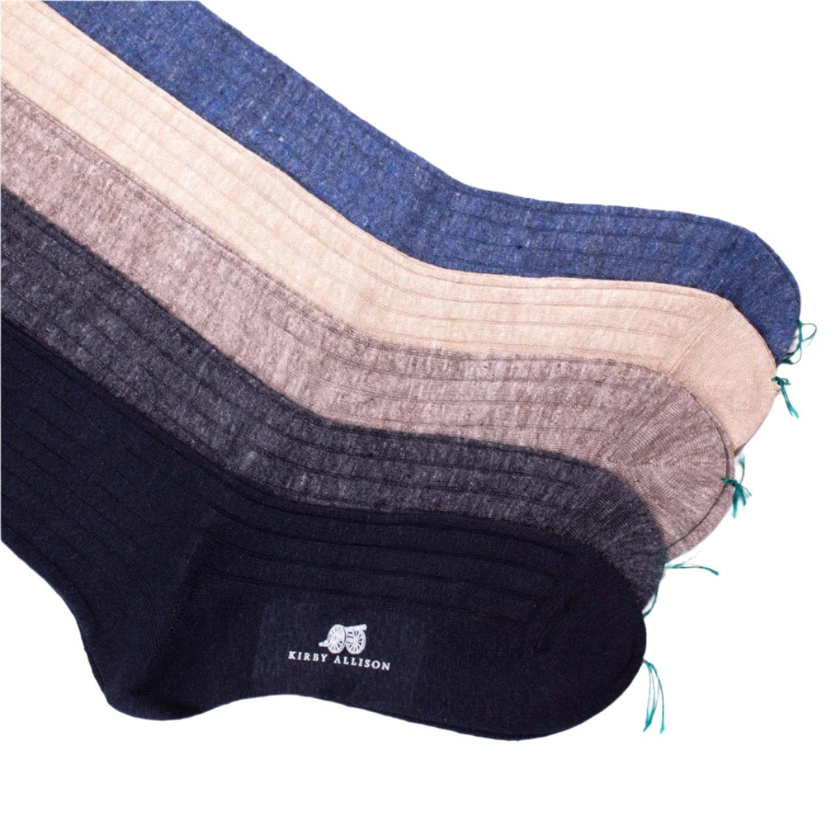 Sovereign Grade 100% Linen Dress Socks OTC | KirbyAllison.com