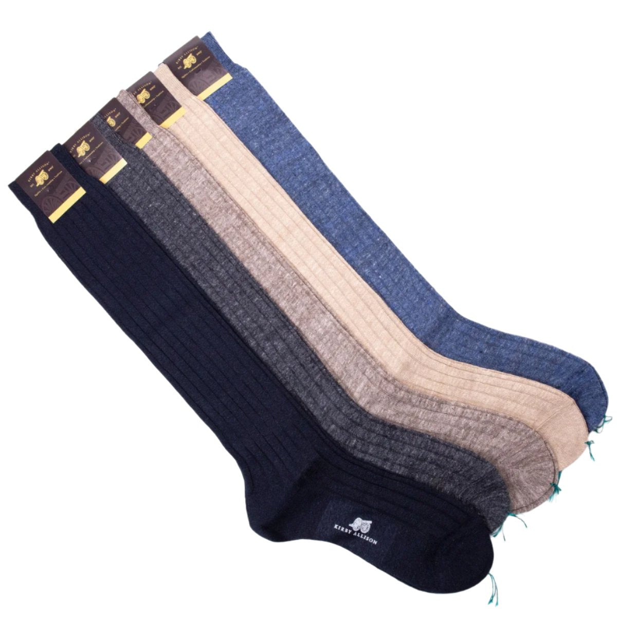 Sovereign Grade 100% Linen Dress Socks OTC | KirbyAllison.com