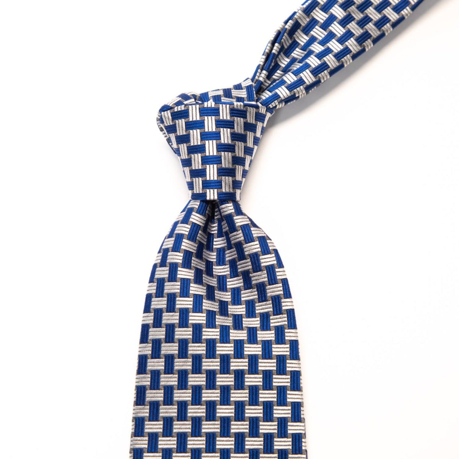 Sovereign Grade Basket Weave Silk Tie | KirbyAllison.com